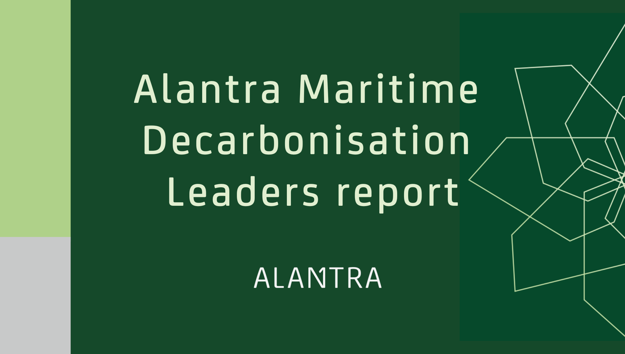 Alantra Maritime Decarbonisation Leaders report | Alantra