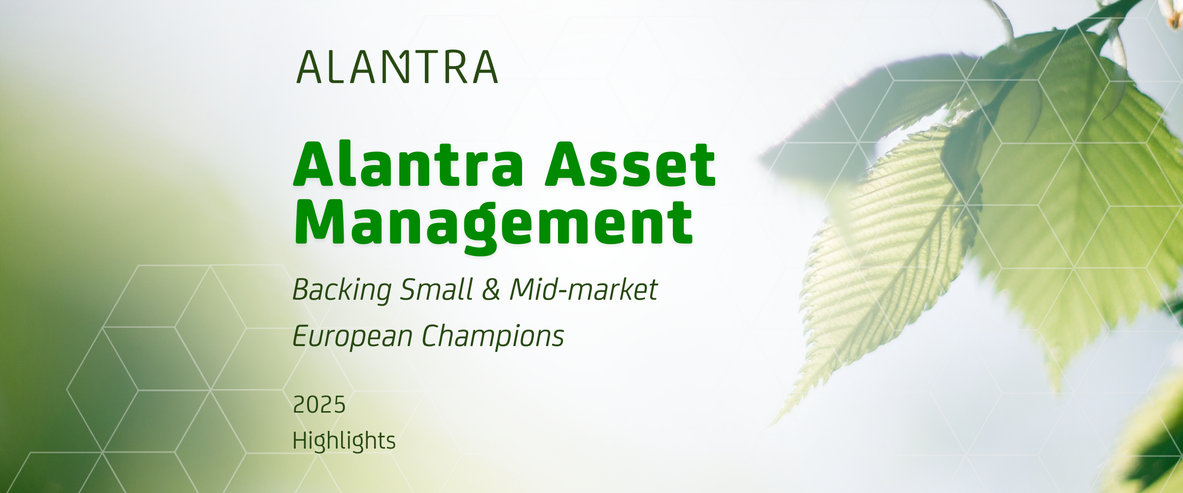 Alantra Asset Management Activity Review 2025 | Alantra